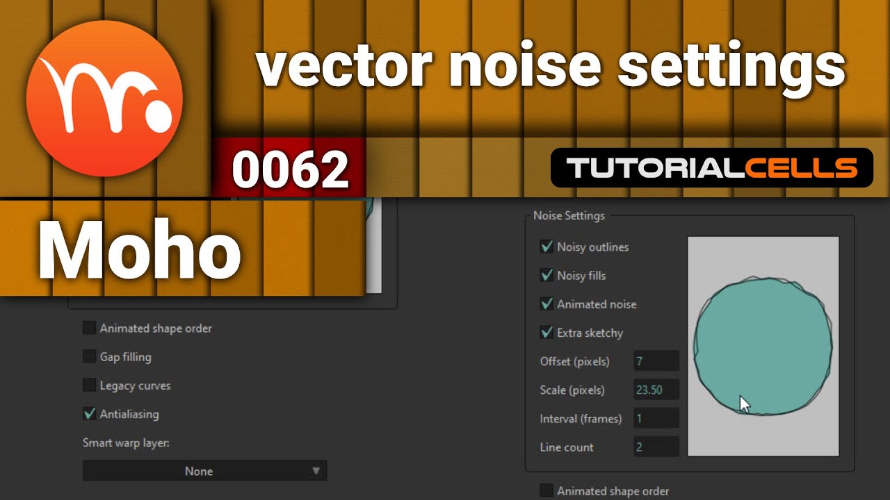 0062. vector layer settings in moho - YouTube