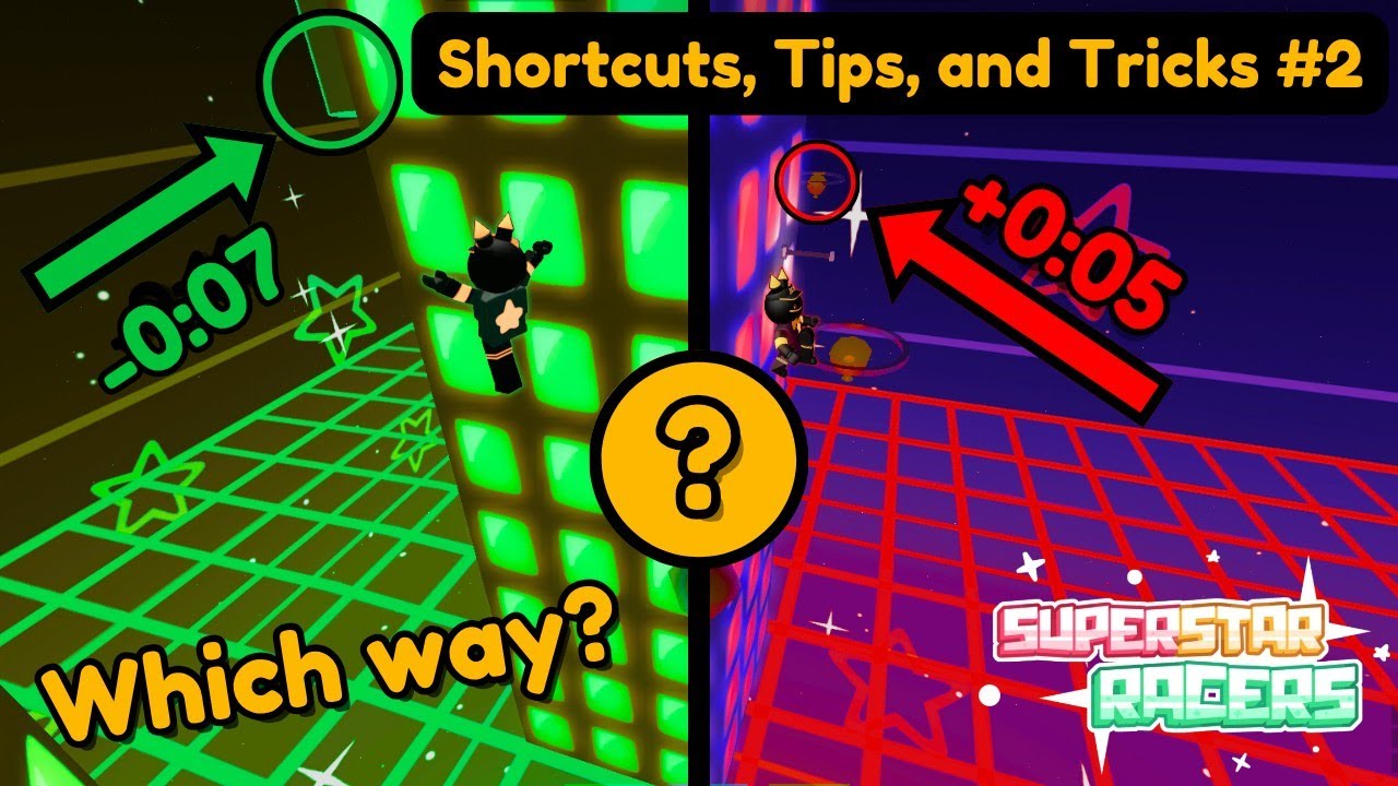 How to Be a PRO at Roblox Superstar Racers: Part 2! (Shortcuts, Tips ...