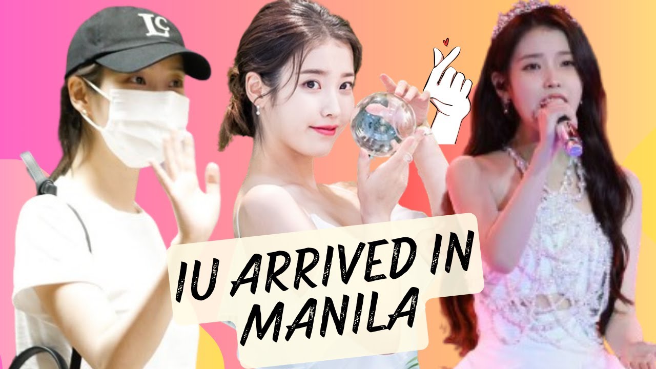 IU Arrived In Manila Airport For World Tour H.E.R.E.H. Concert - YouTube