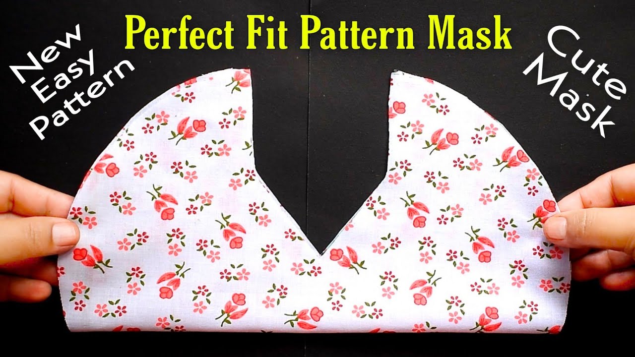 😷Make New Pattern Mask - No Fog On Glasses - Face Mask Sewing Tutorial ...