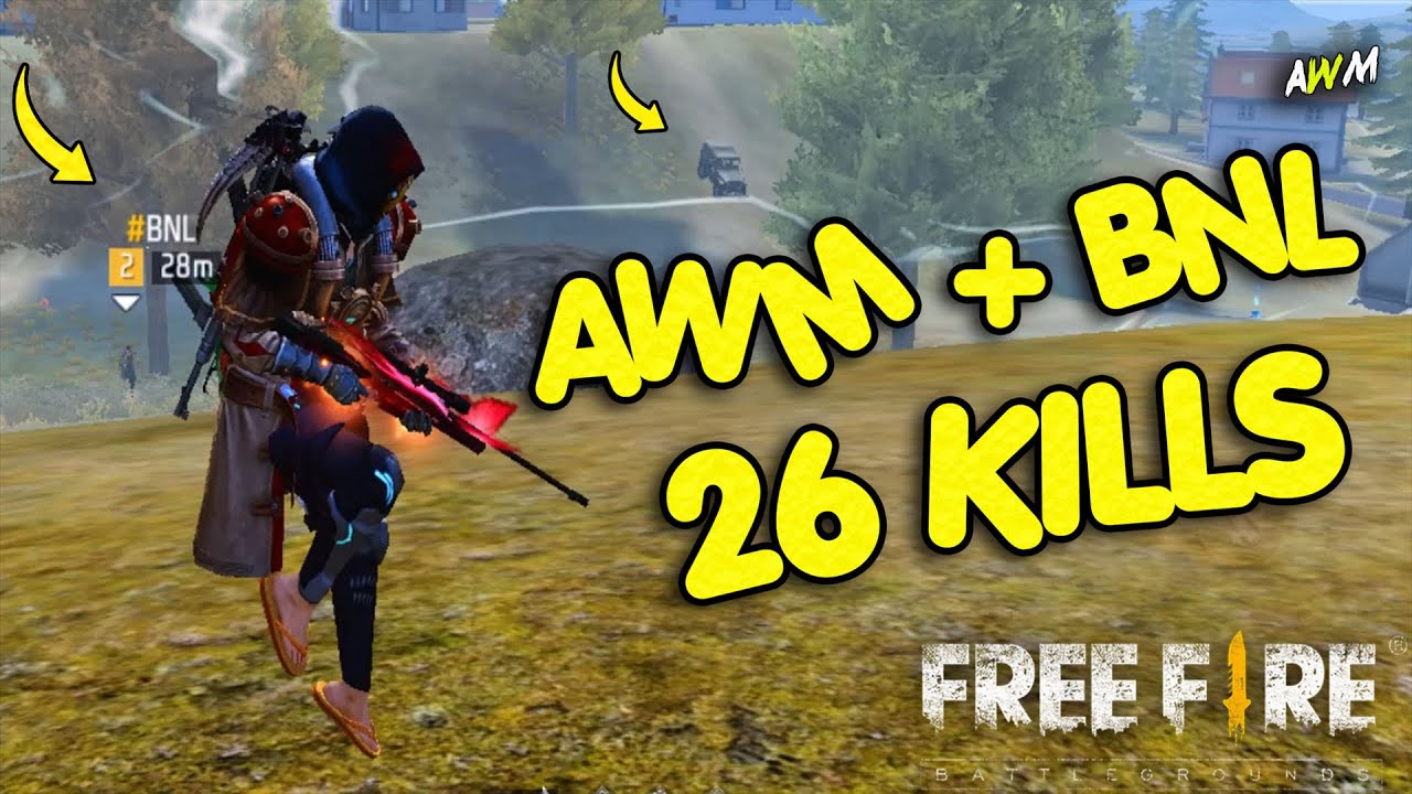 [AWM] 2 VS 4 BNL + AWM 26 KILLS 🔥 GAMEPLAY MUST WATCH - YouTube