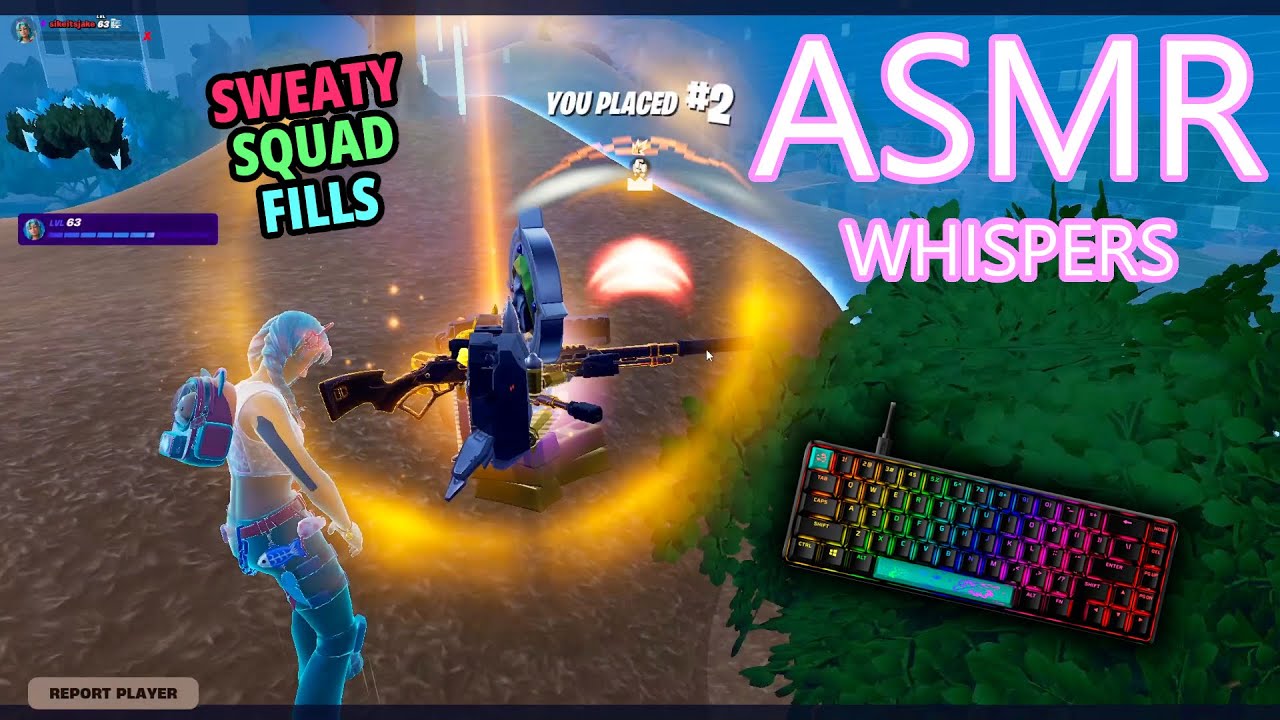 ASMR Gaming 😴 Sweaty Squad Fills 💦 Whispering, Keyboard, and Mouse ...