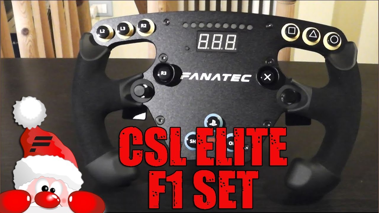 E' ARRIVATO BABBO FANATEC !! UNBOXING CSL ELITE F1 SET - VOLANTE DA ...