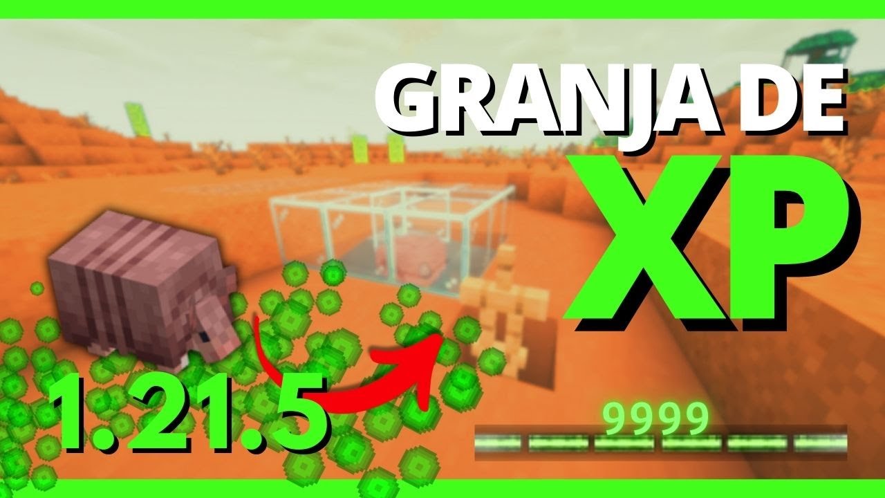 🔥 ¡Granja de XP con Armadillos en Minecraft 1.21.5! 🛡️ ¡Experiencia Ilimitada con Poción de ...