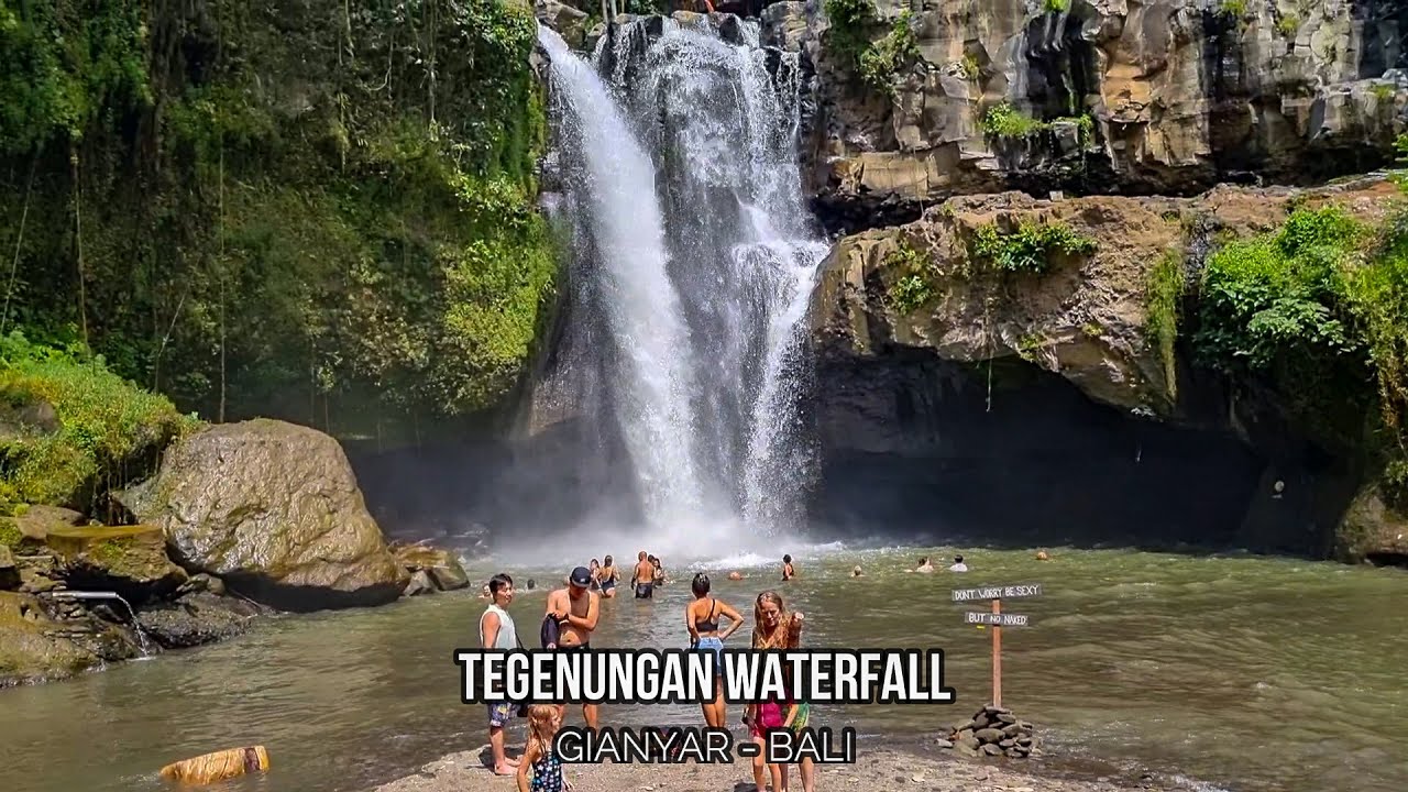 TEGENUNGAN WATERFALL || AIR TERJUN TEGENUNGAN-GIANYAR BALI || 17.02. ...