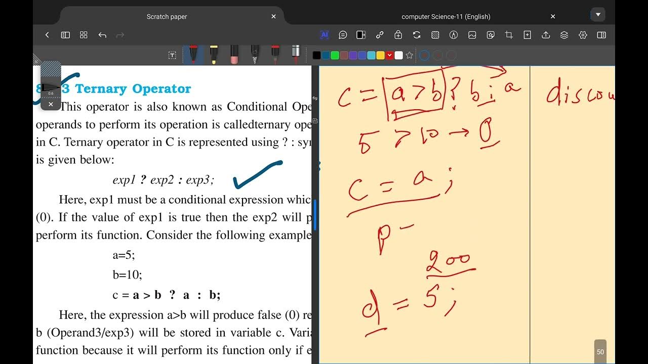 Ch -8 Operators & Expressions (part -2) - YouTube