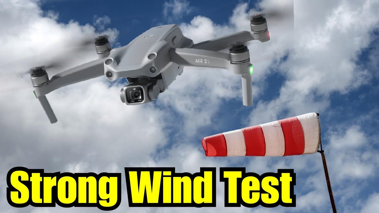 DJI AIR 2S - Strong Wind Test - YouTube