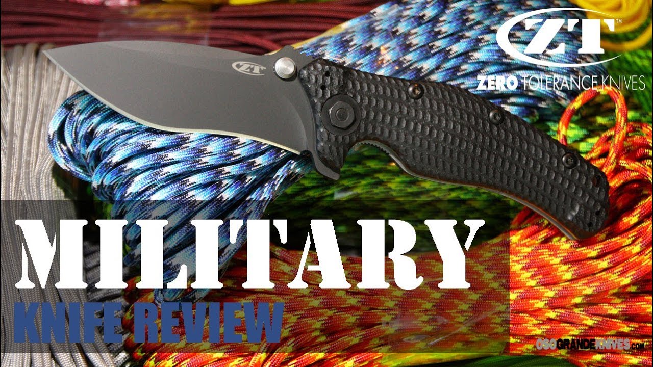 Zero Tolerance Model 200 Military Folder Review | OsoGrandeKnives - YouTube