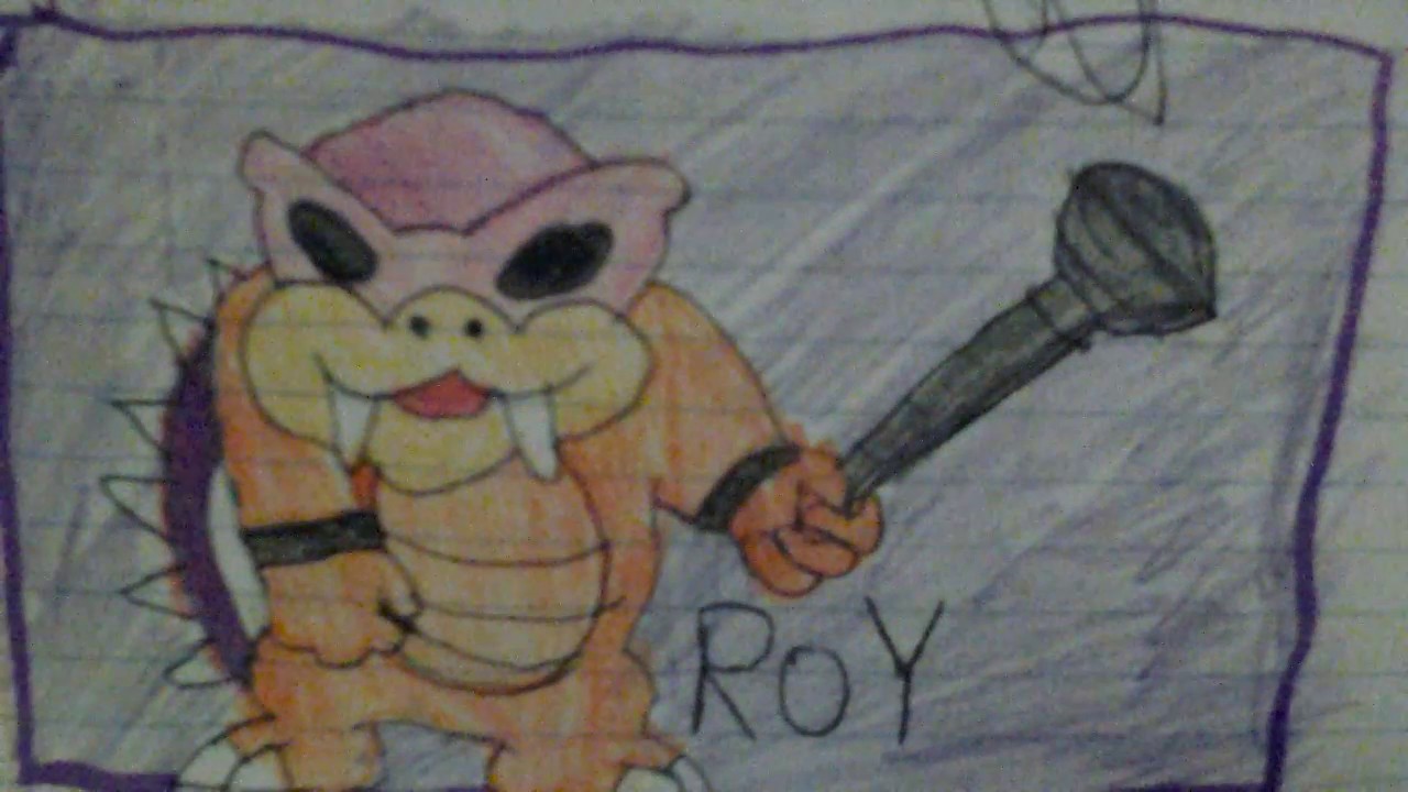 My Roy Koopa Drawing - YouTube