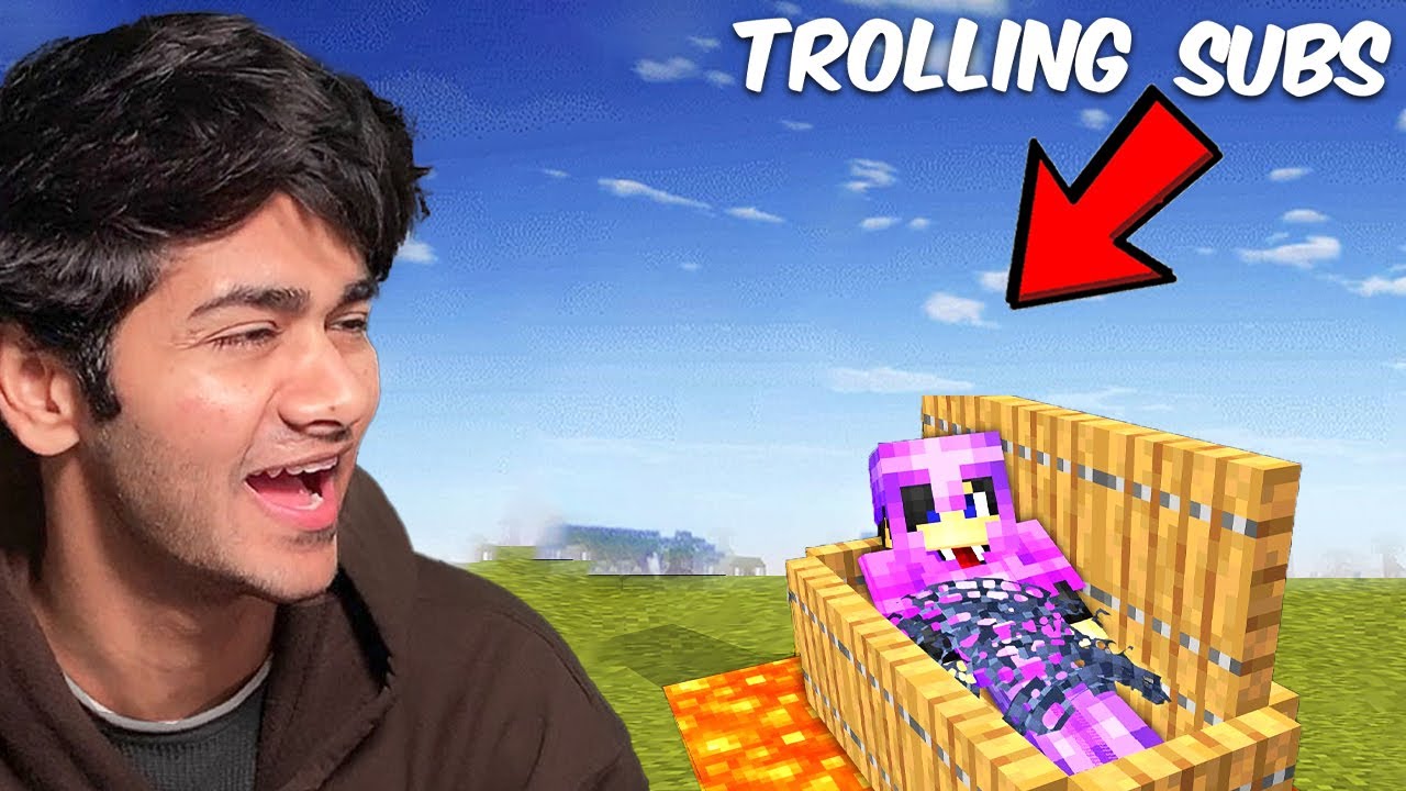 Trolling Subxcribers In Minecraft And In Chat | Vice Versa - YouTube