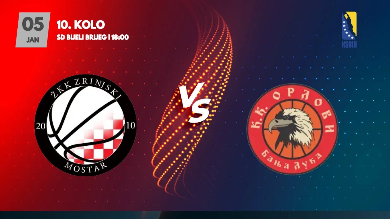 ZKK Zrinjski 2010 vs ZKK Orlovi - 10. kolo - KSBIH - 2022/2023 - YouTube