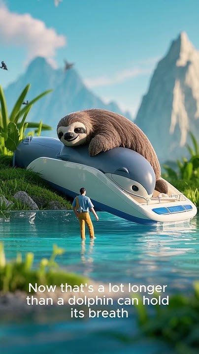 "Sloths Hold Their Breath Longer Than Dolphins?! 😮" - YouTube