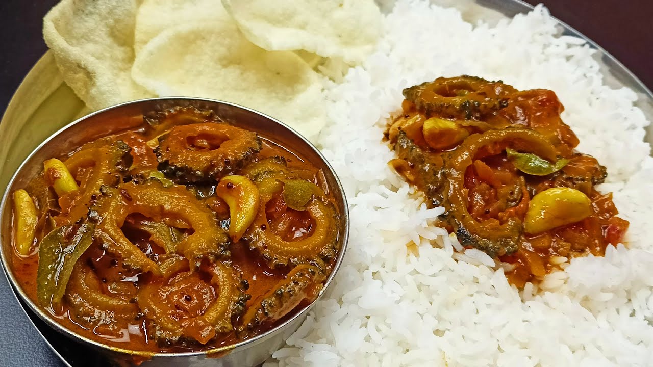 ಹಾಗಲಕಾಯಿ ಹುಳಿ ಗೊಜ್ಜು ಕಹಿ ಅನ್ನೋದೇ ಇರಲ್ಲ | HAGALKAI HULI GOJJU | BITTER ...