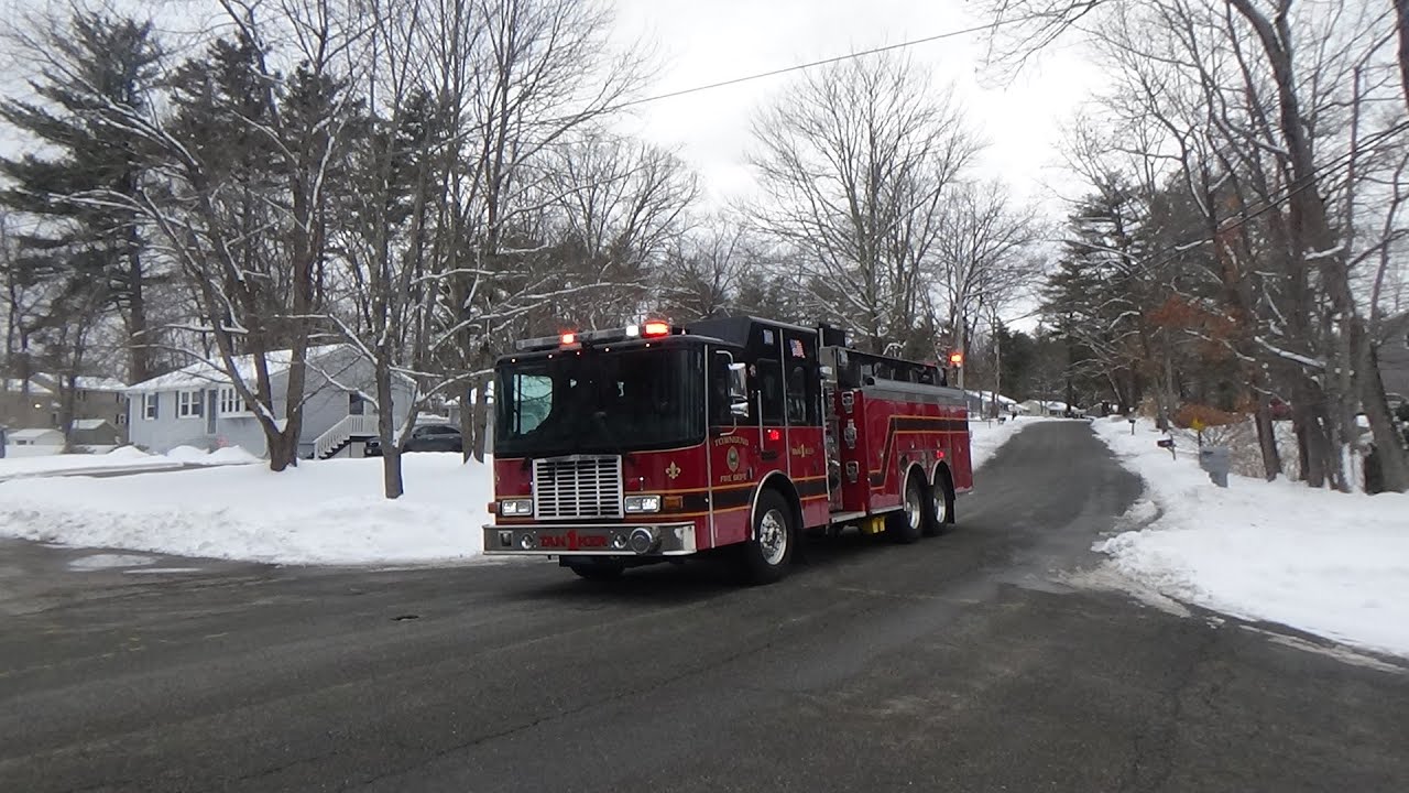 Townsend MA Fire Department | Tanker 1 Responding - YouTube