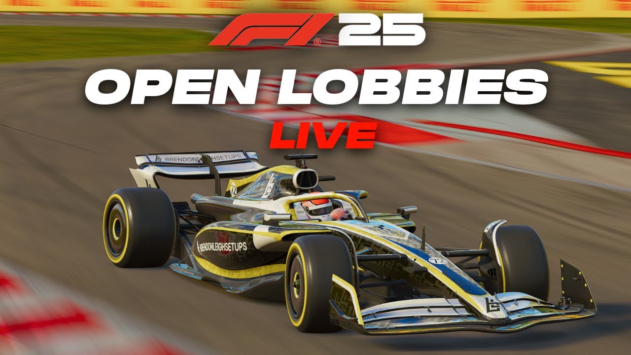 F1 25 - Open lobbies !setup !coaching - YouTube