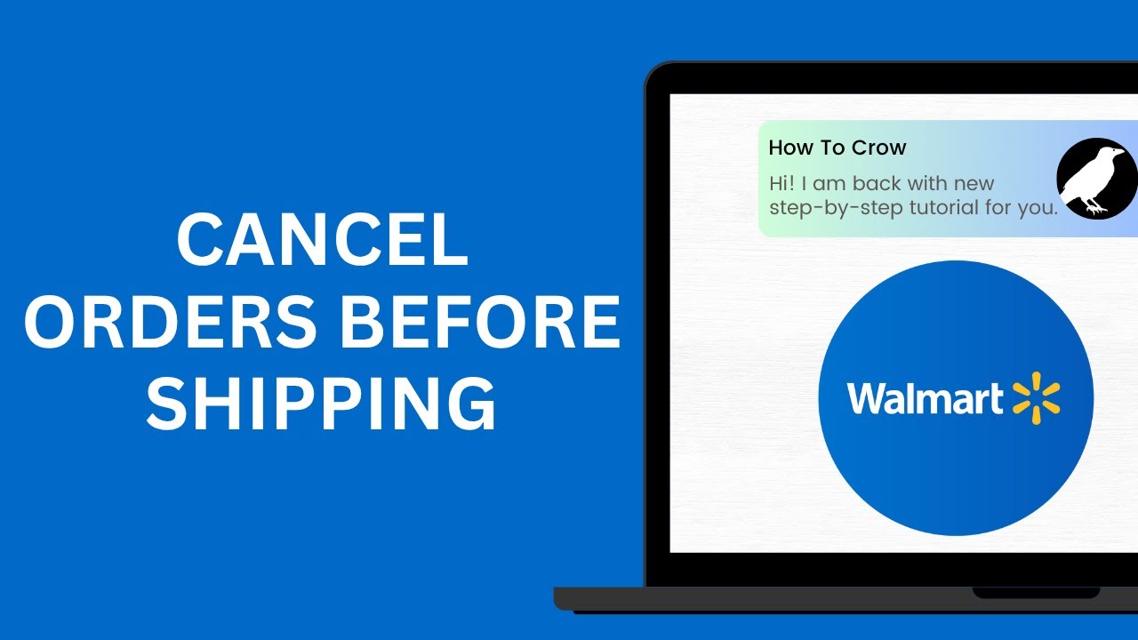 How to Cancel a Walmart Order Before it Ships - YouTube