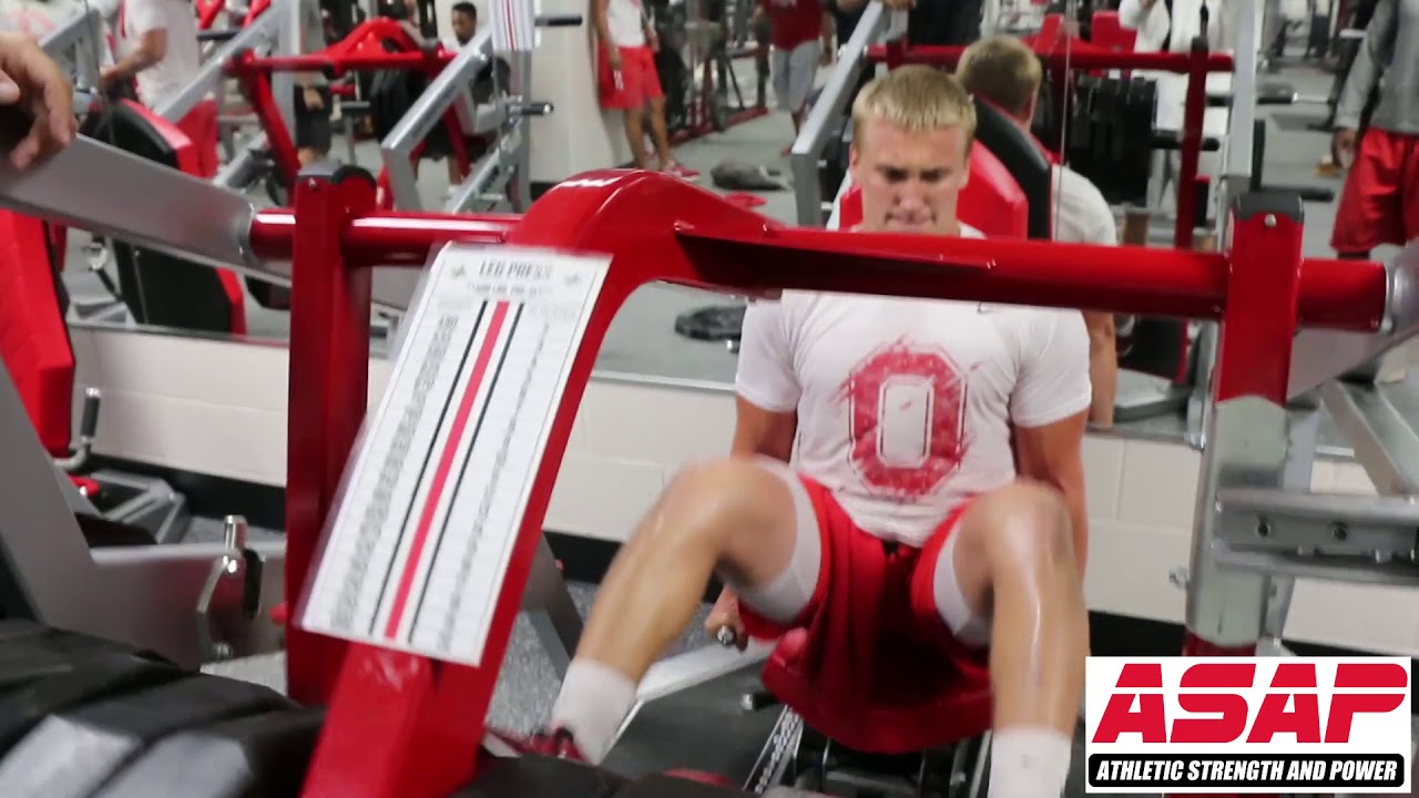 Leg Day at Ohio State Football - YouTube