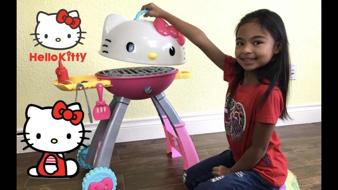 Hello Kitty Grill Set Unboxing | Toys Academy - YouTube