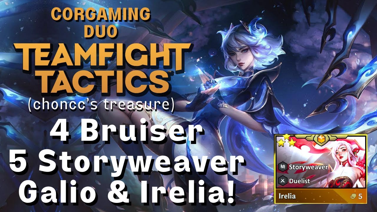 3 Star Irelia & Galio - EARLY GALIO HELPS IRELIA! | TFT Inkborn Fables ...