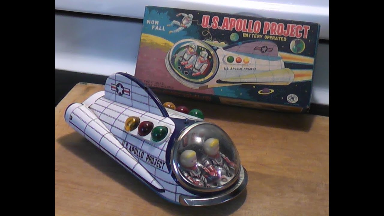 Demo of the U.S. Apollo Project, battery operated non fall space toy ...