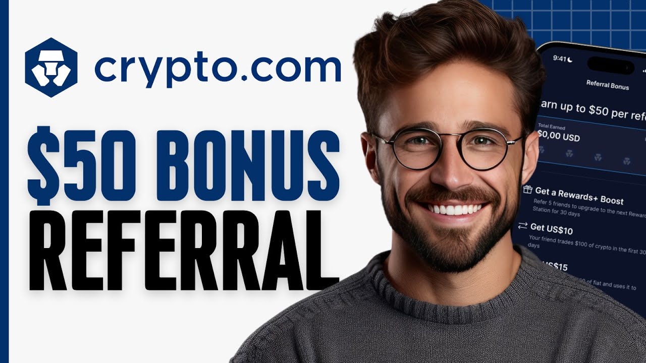 How to Get Referral Code on Crypto.com ($50 Bonus) - Step by Step - YouTube