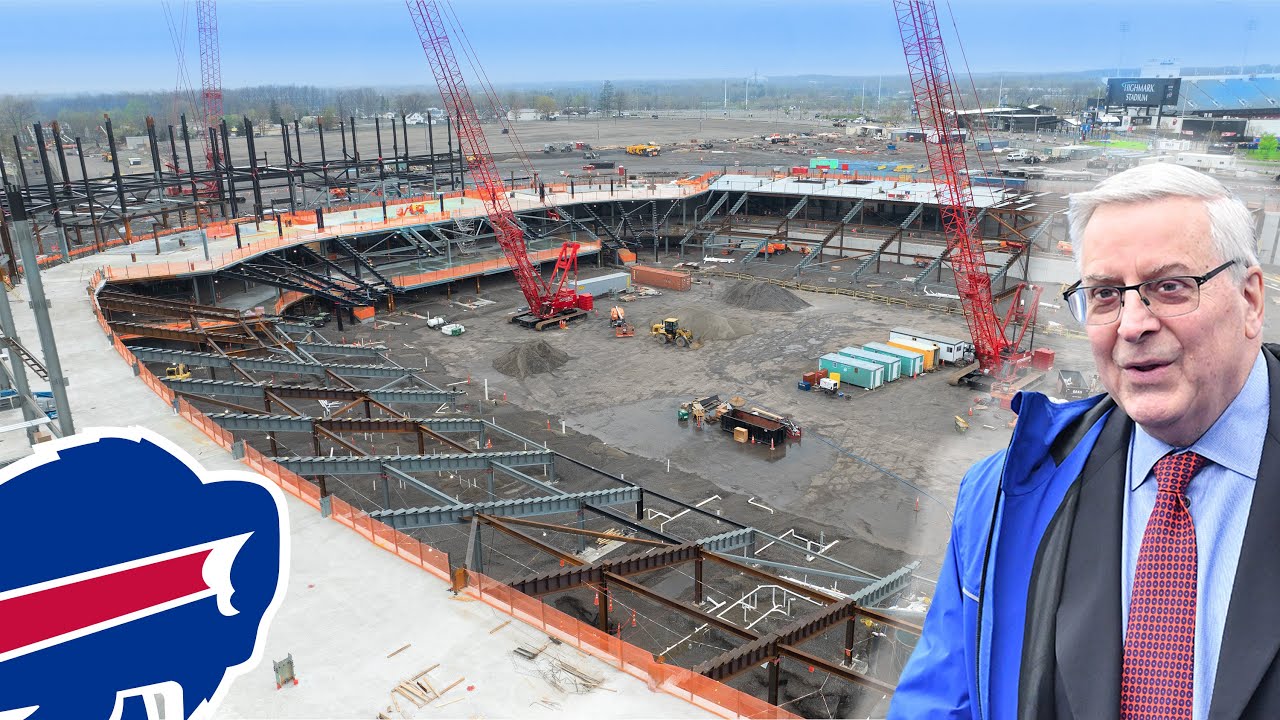 The First INSIDE LOOK to the Buffalo Bills New Stadium Construction ...