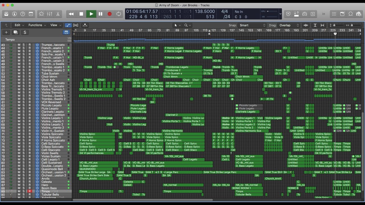 Army of Doom | Logic Pro Template Download - Epic and Dramatic ...