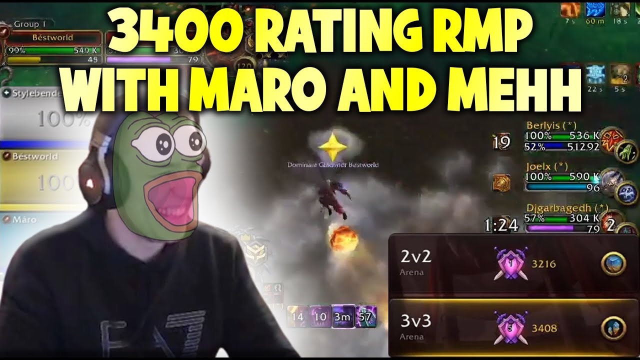 Revealing the secrets of RMP! 3v3 3400 rating RMP with Maro and Mehh ...