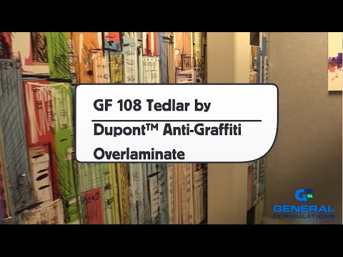 GF 108 Tedlar® by DuPont Anti-Graffiti Laminate - YouTube