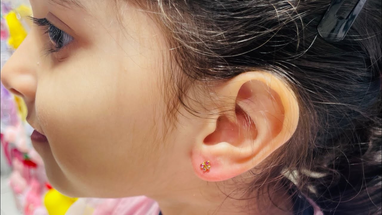 Lovely Moments of Aashvi’s first Ear-Piercing😍 well done brave girl 👧 🤗 ...