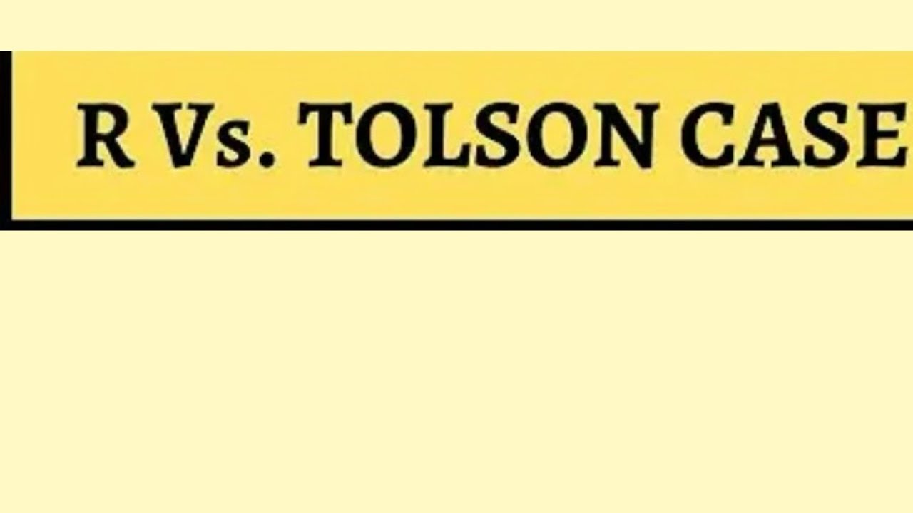 R vs TOLSON case#trending #bigamy ##ipc#bnss #YouTube be - YouTube