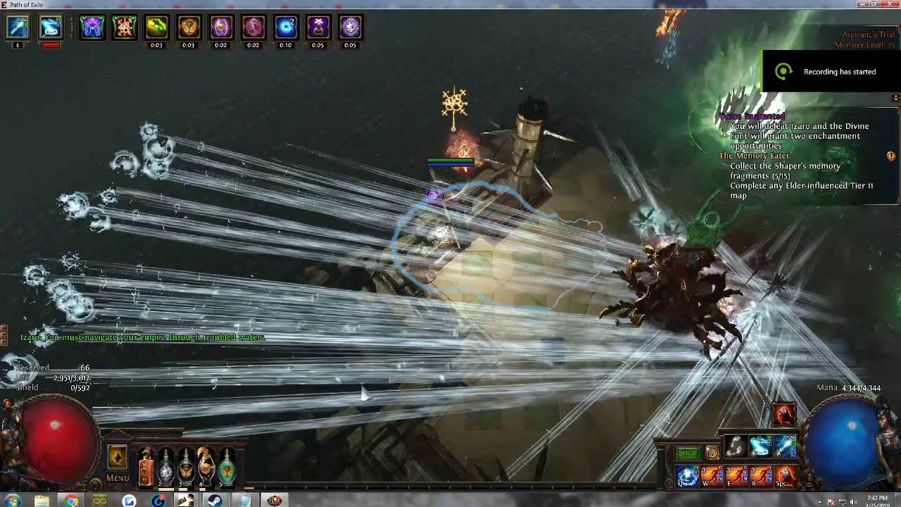 [PoE] 3.6 Saboteur Ice Spear Miner (Lab Runs) - YouTube