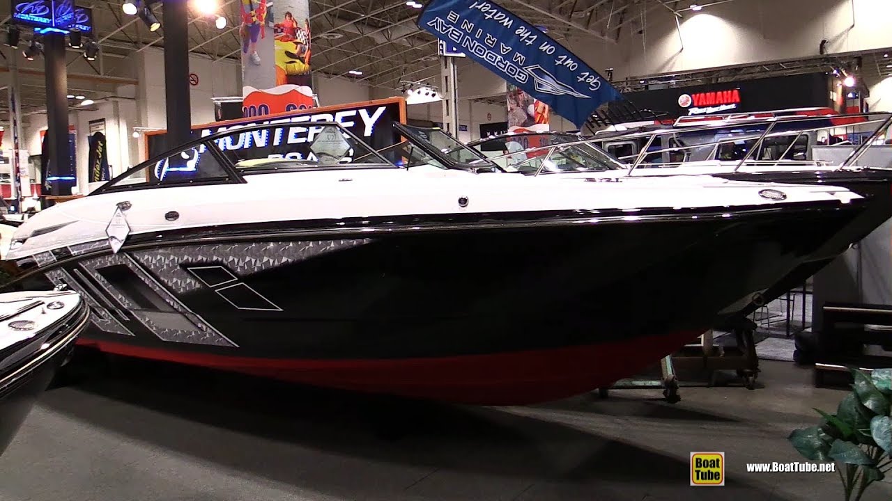 2018 Monterey M6 Motor Boat - Walkaround - 2018 Toronto Boat Show - YouTube