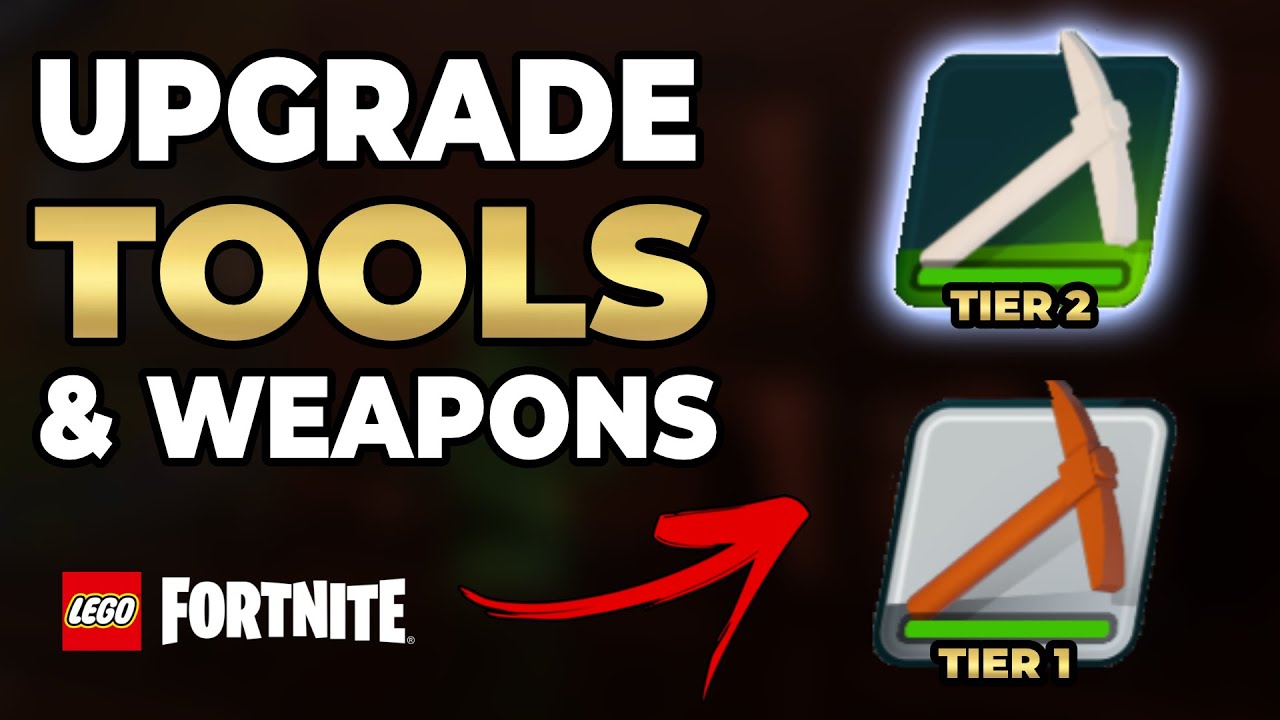 How To Get Better Tools & Weapons In LEGO Fortnite - YouTube