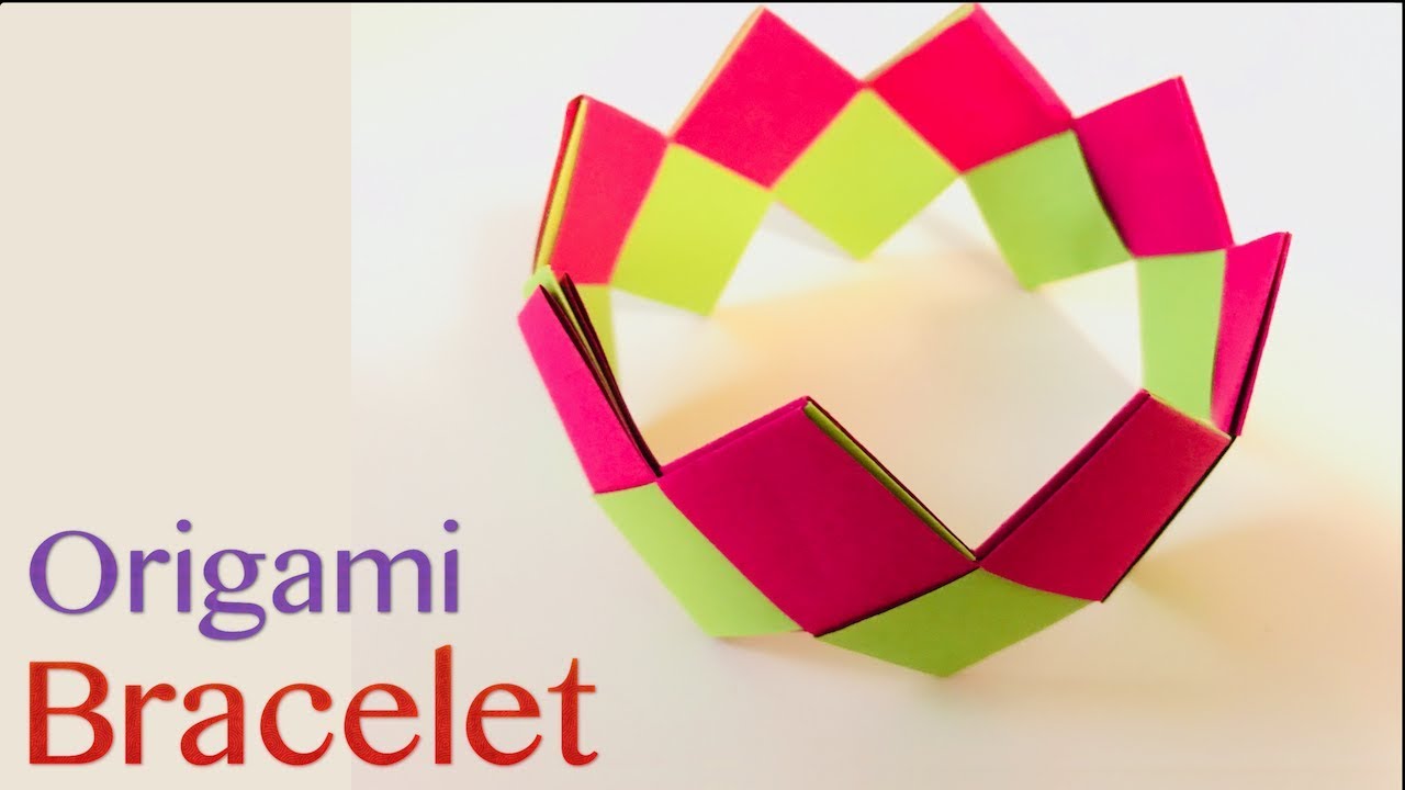 Origami Bracelet - YouTube