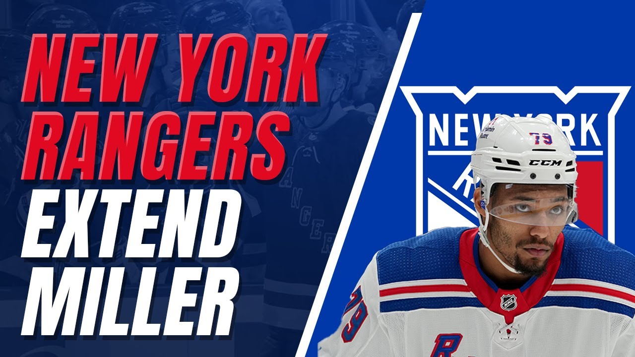 The New York Rangers Extend K'Andre Miller! - YouTube
