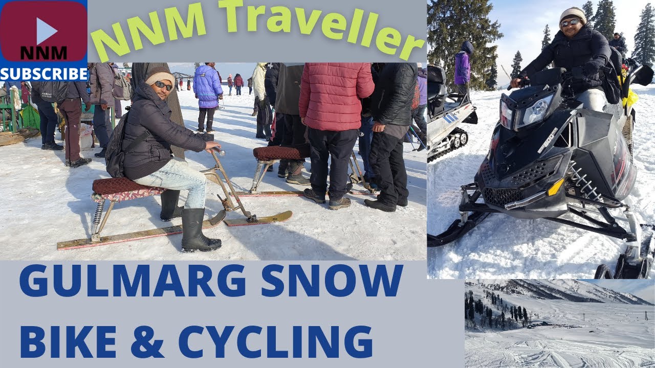 Snow Cycling # Snow Bike # Gulmarg # Kashmir # Phase1 # Phase2 ...
