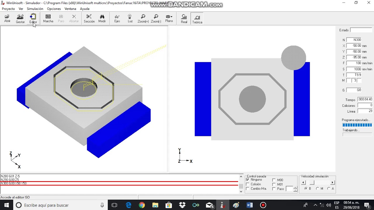 WINUNISOFT TUERCA CNC - YouTube