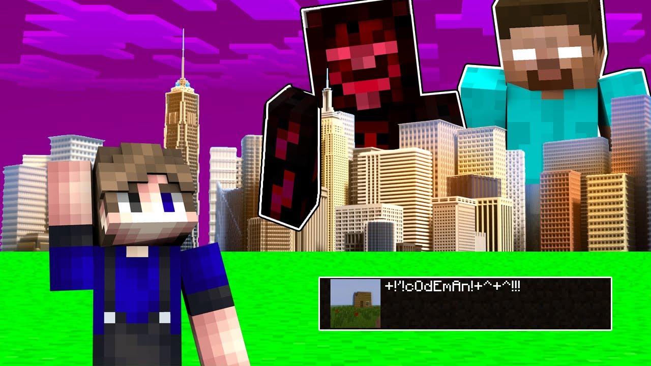 Minecraft ama CODEMAN VE HEROBRİNE BİLİNMEYEN İŞBİRLİĞİ - YouTube