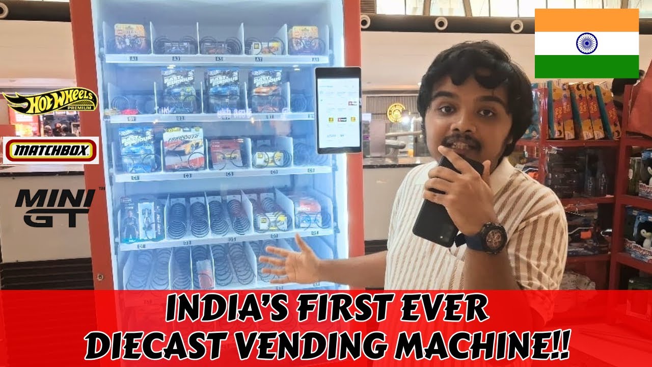 India’s First Ever Diecast Vending Machine is HERE! 🤯🇮🇳 #hotwheels # ...