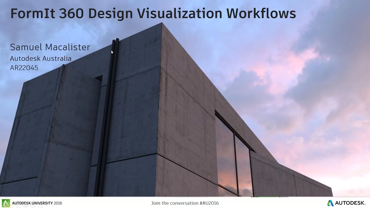 FormIt Friday - Episode 21 - Design Visualization Workflows - YouTube