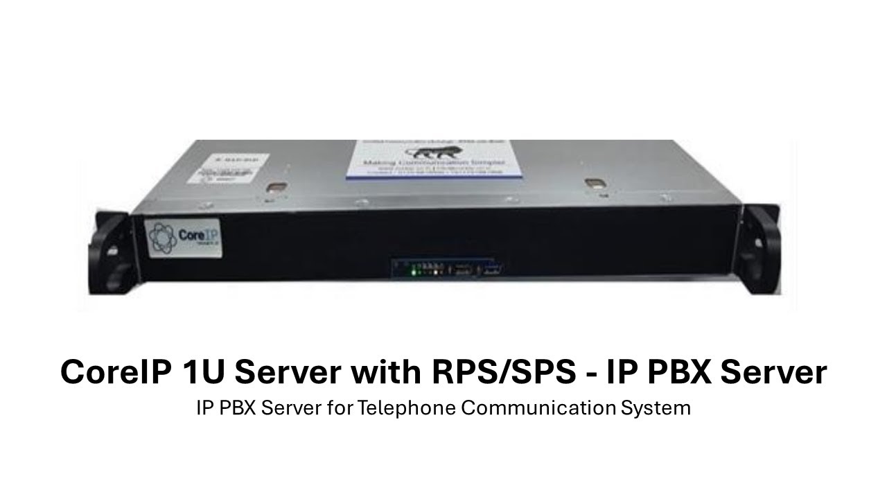 CoreIP SPS/RPS Server - Telephone Communication Server - YouTube