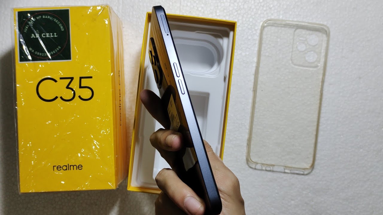 C35 HP Boba Bener-bener Mirip iPhone!! Realme C35 4GB | 128GB Review ...