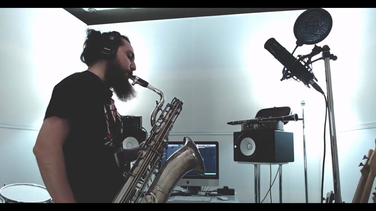 Working on music, recording instruments, 4,5 hours in 6 mins - YouTube