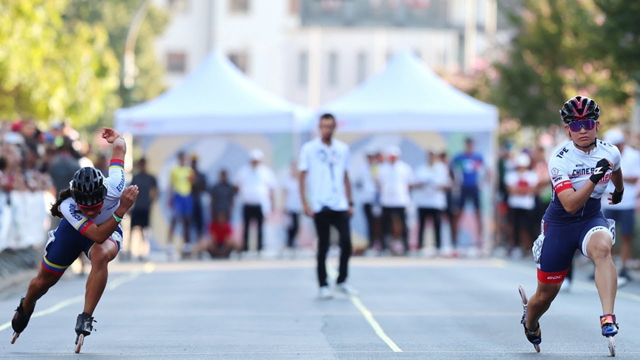 100 Mts Sprint Road Senior Ladies Final B & A | WSC2023 - Italy - YouTube