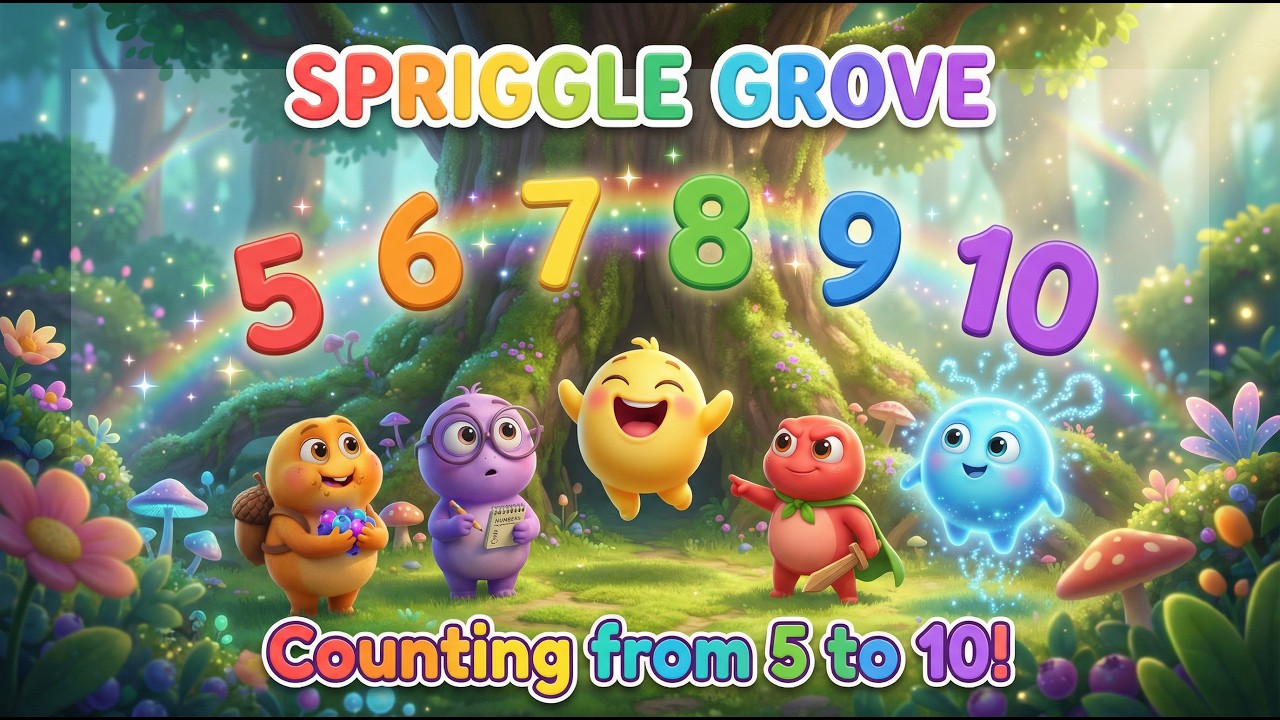 Let's Count Together: Learn to count from 5 to 10 ! - YouTube