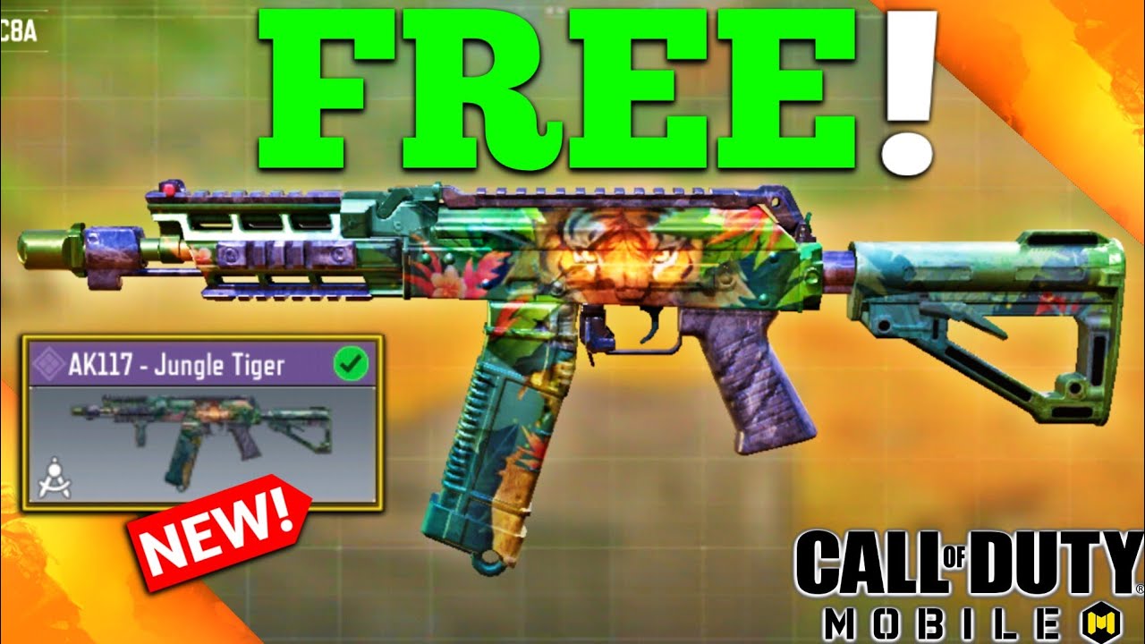 *NEW* Ak117-Jungle Tiger is "FREE" in Season 7 of Cod Mobile (Best ...