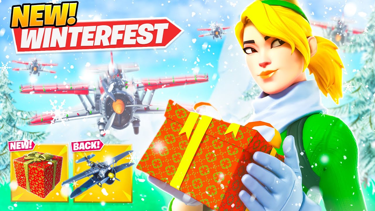 "WINTERFEST UPDATE" Fortnite Snowbell Thumbnail [Speedart 19/31] - YouTube