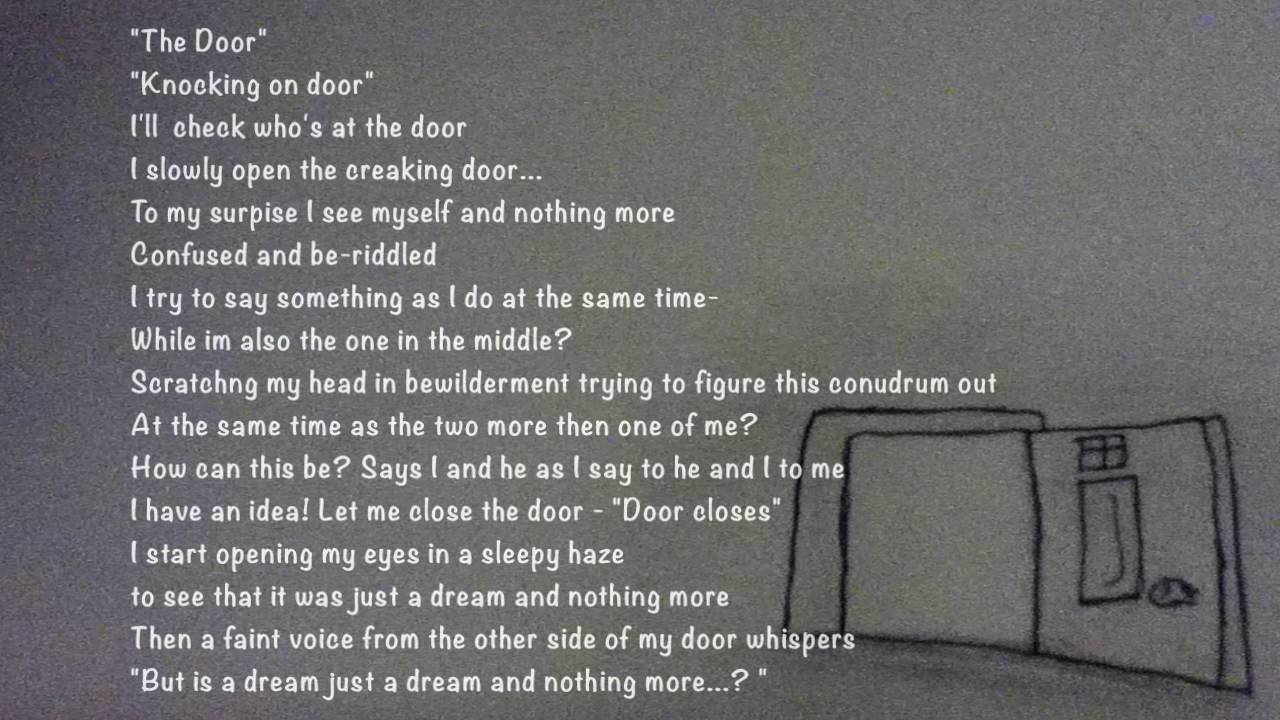 The Door - Poem - YouTube
