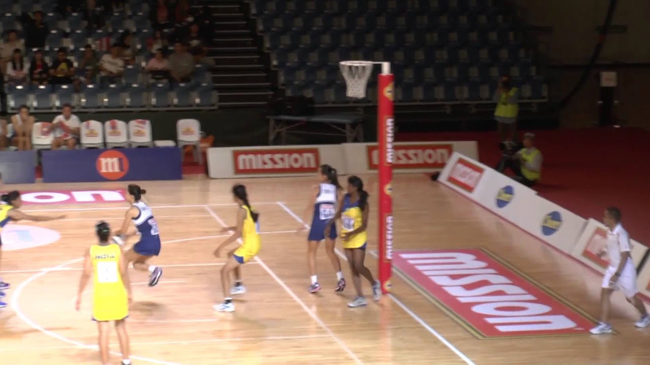 Asian Netball Championships 2014 - Singapore vs India - YouTube